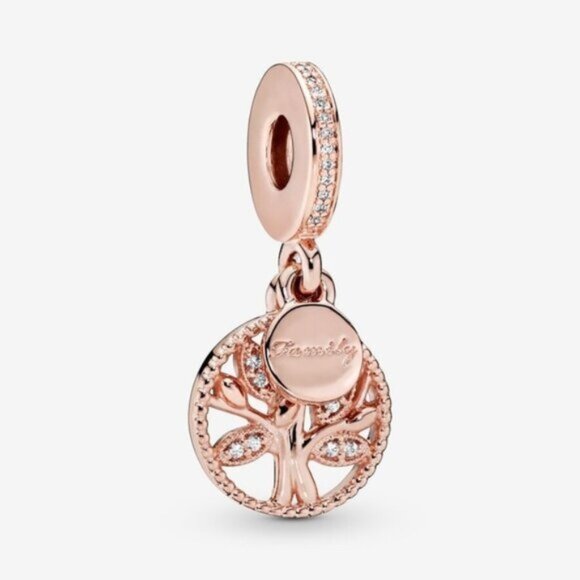 Pandora | Jewelry | Sparkling Family Tree Dangle Charm | Poshmark